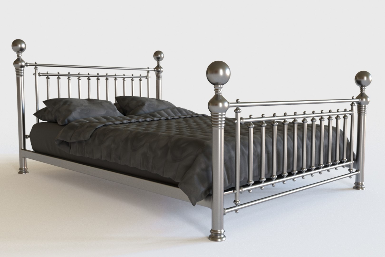 Realistic Bed Interior 3D Model - TurboSquid 1343224