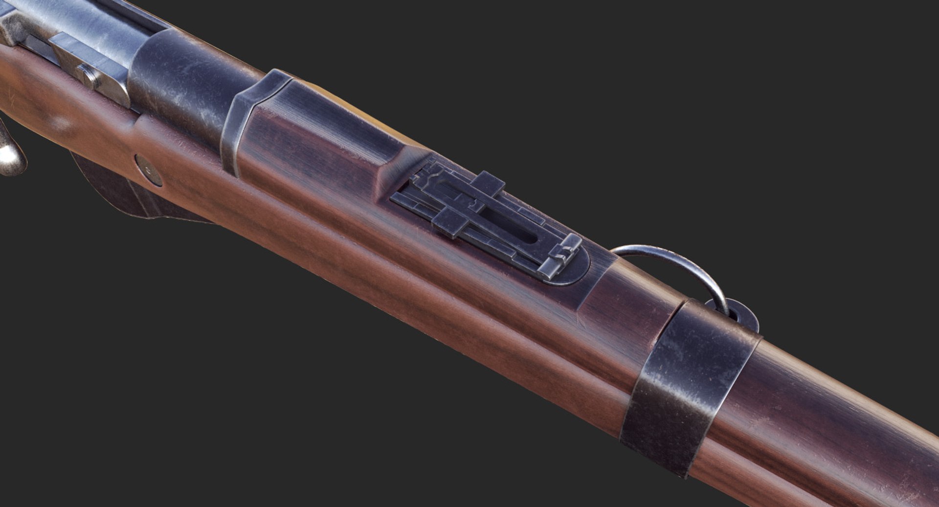 3D French Berthier Rifle - TurboSquid 1357459