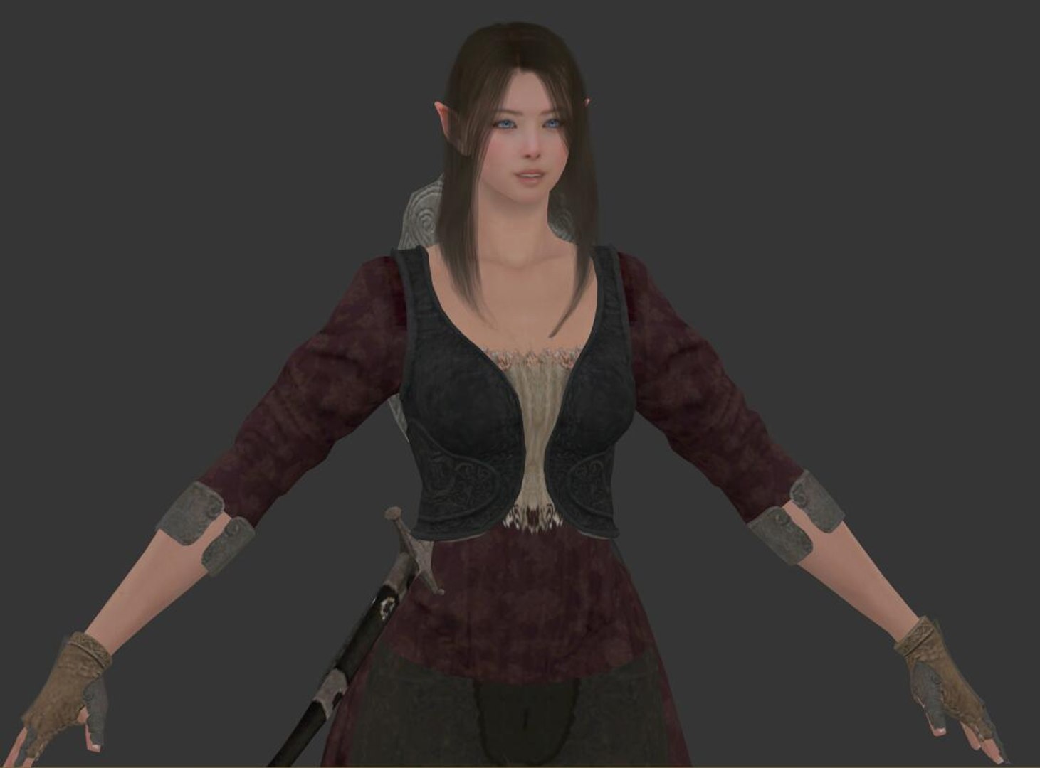 Female Knight 3D Model - TurboSquid 1496550