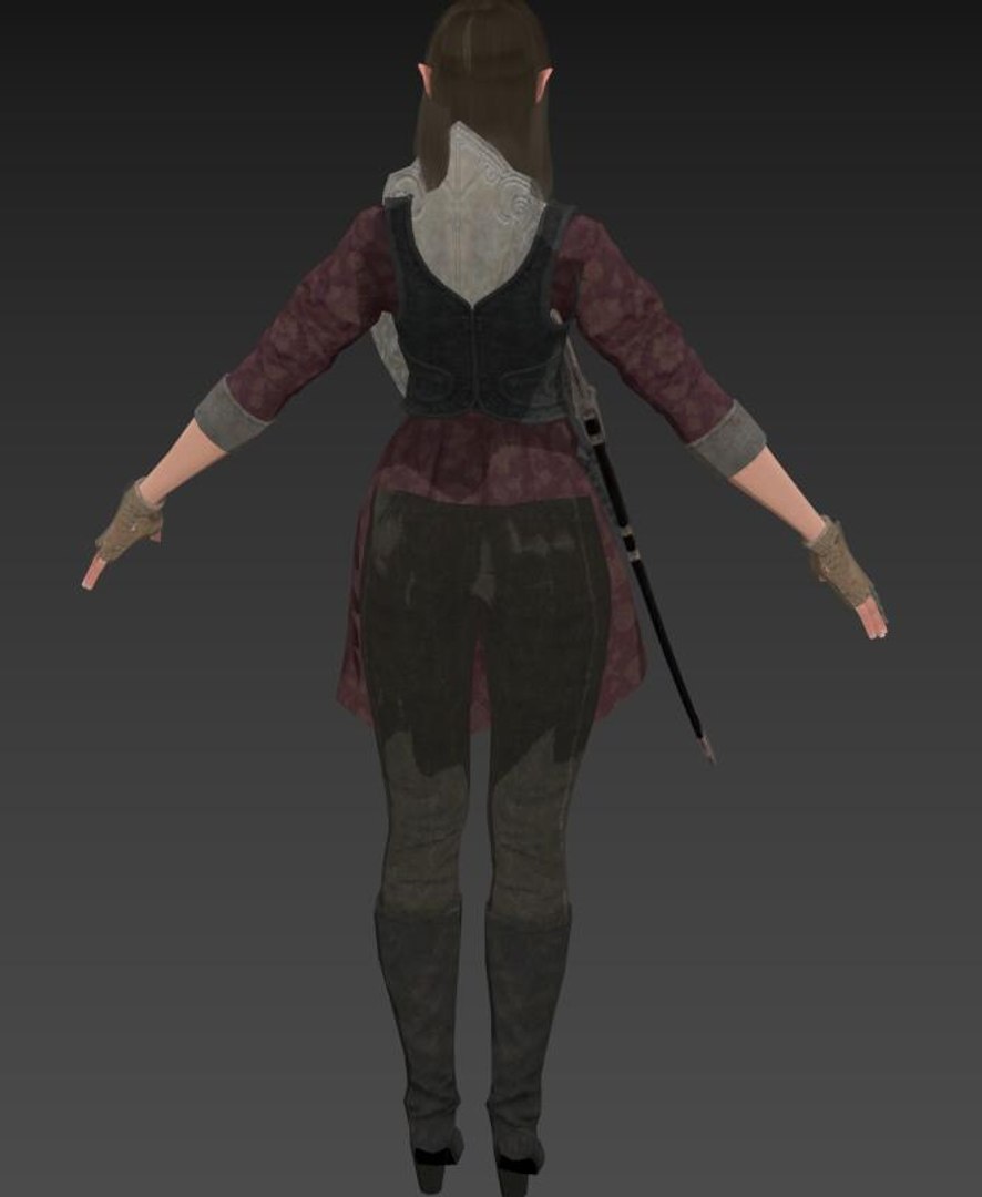 Female Knight 3D Model - TurboSquid 1496550