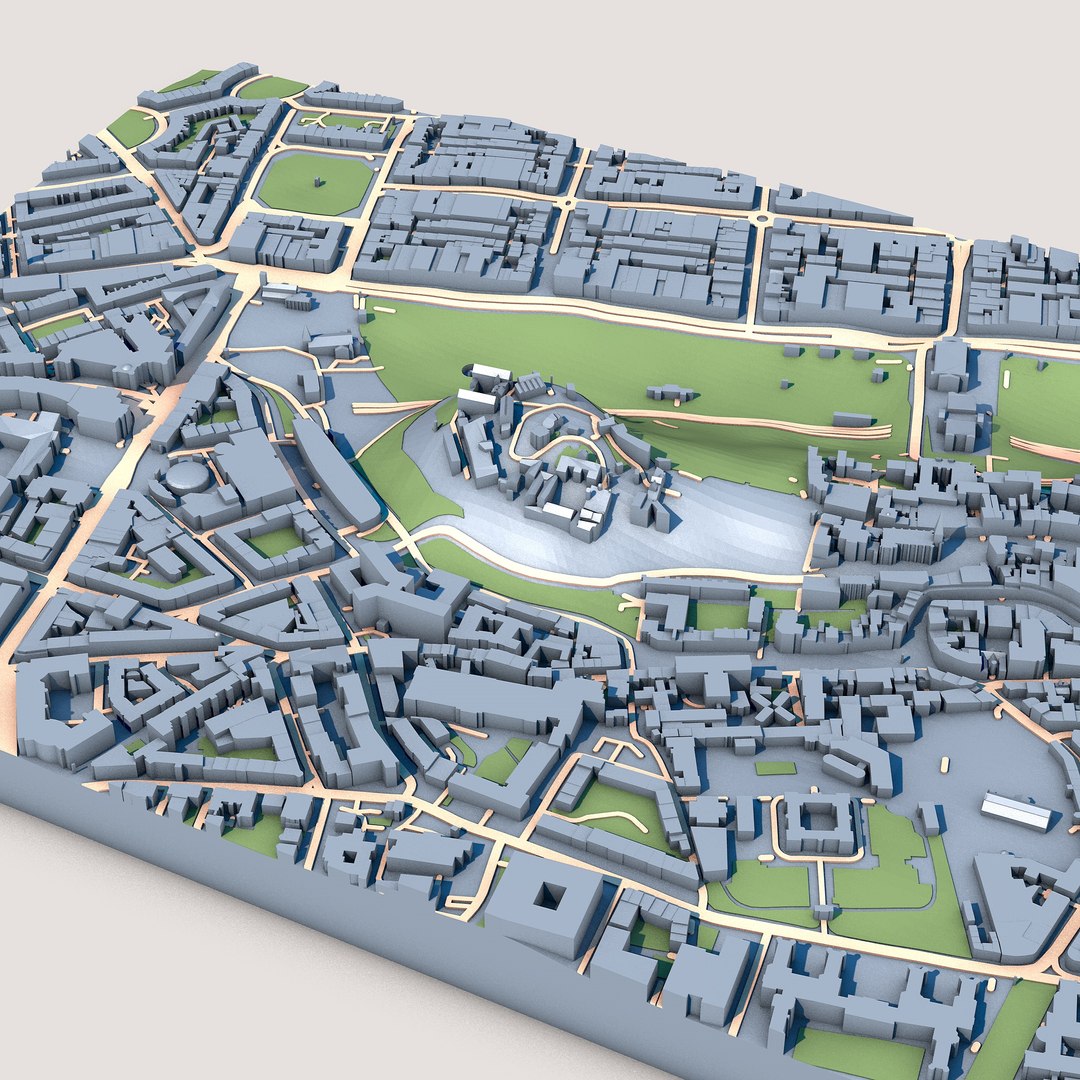 Edinburgh Castle In Edinburg 3D Model - TurboSquid 2523789