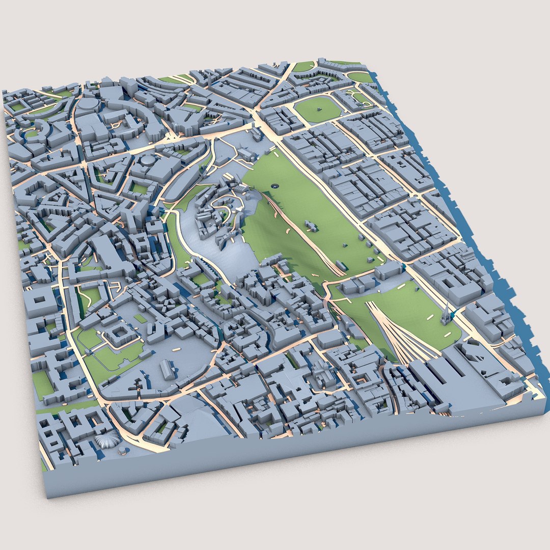 Edinburgh Castle In Edinburg 3D Model - TurboSquid 2523789