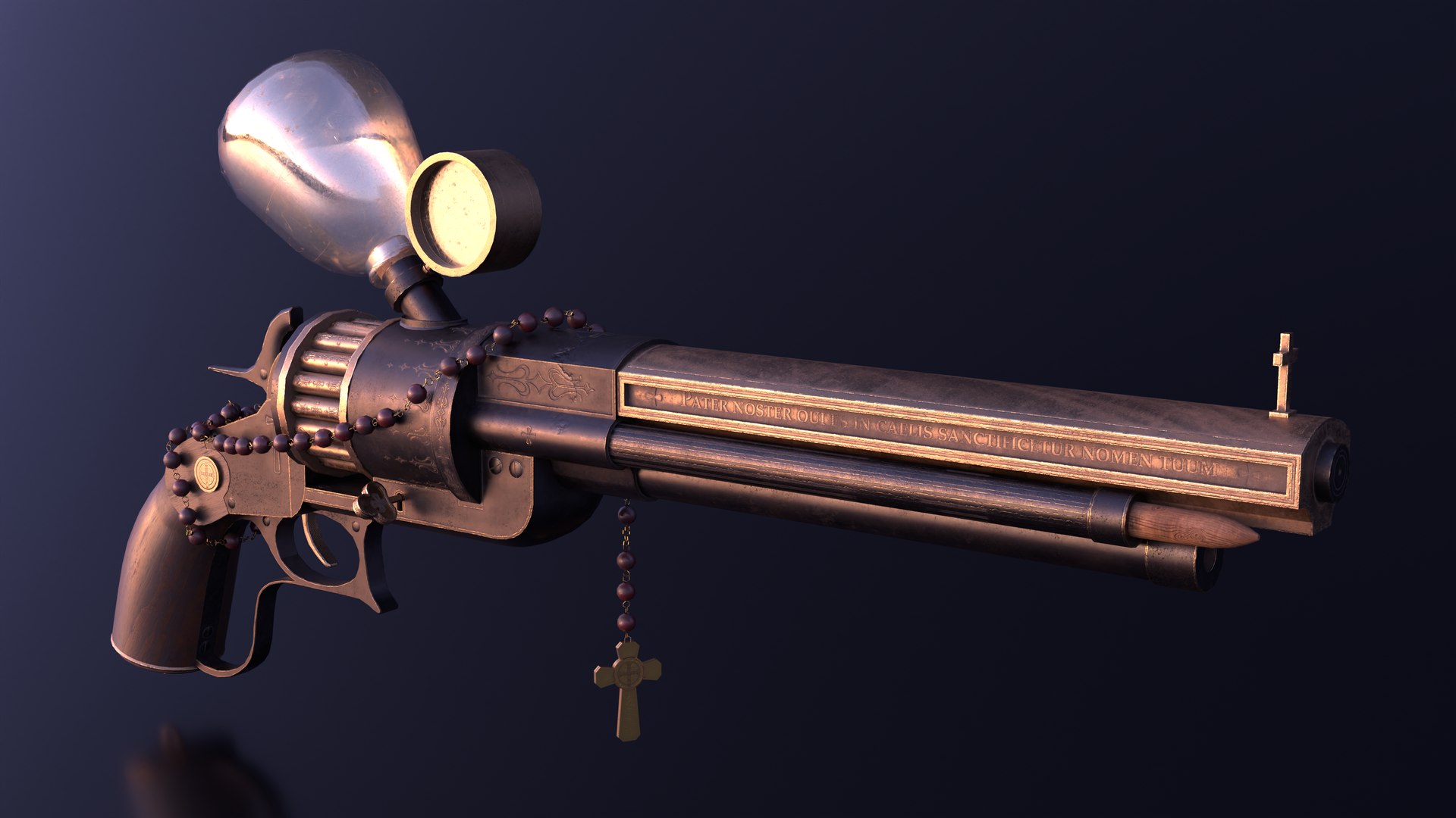 3D Holy Gun Model - TurboSquid 2358094