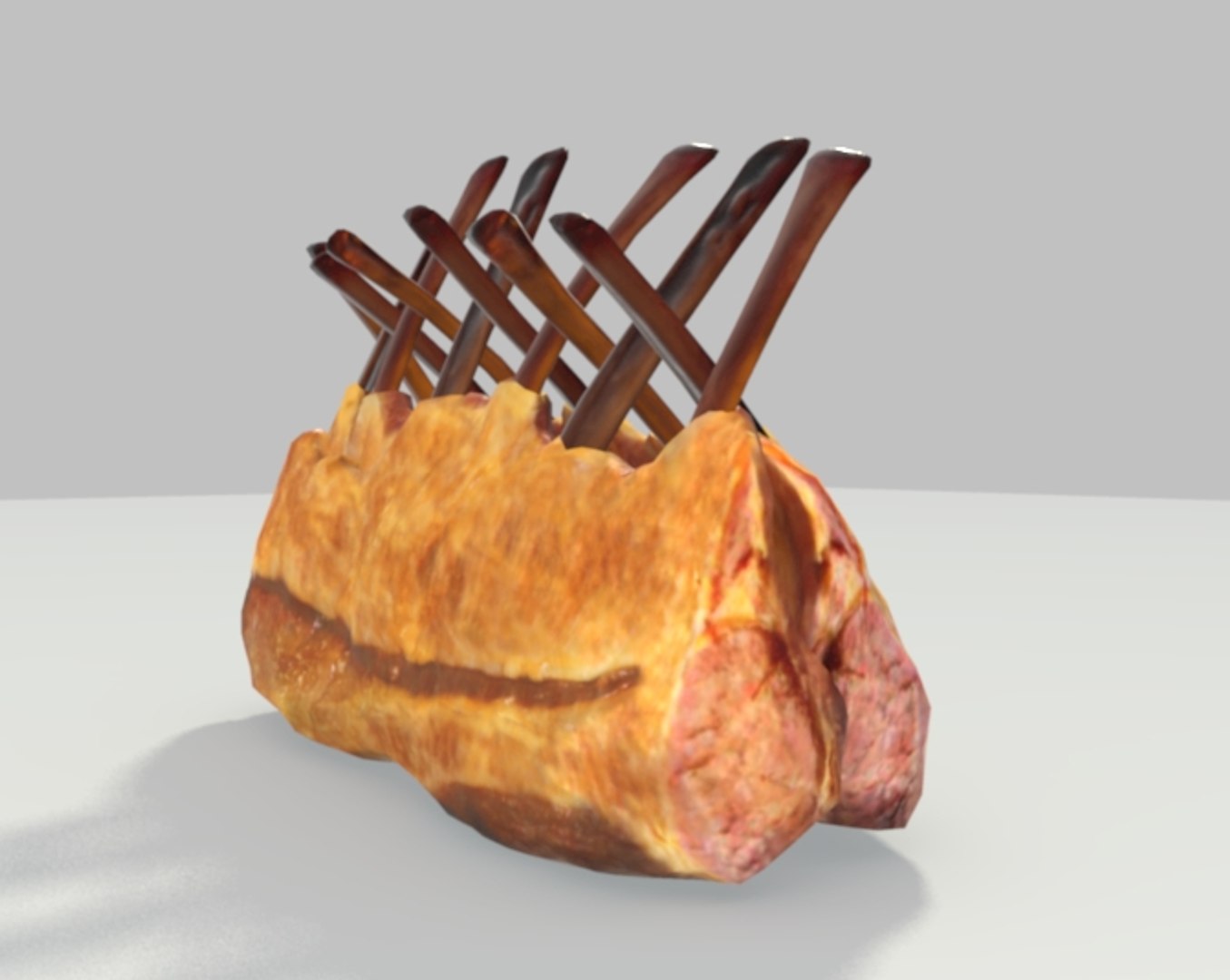 Lamb Rack 3d Model