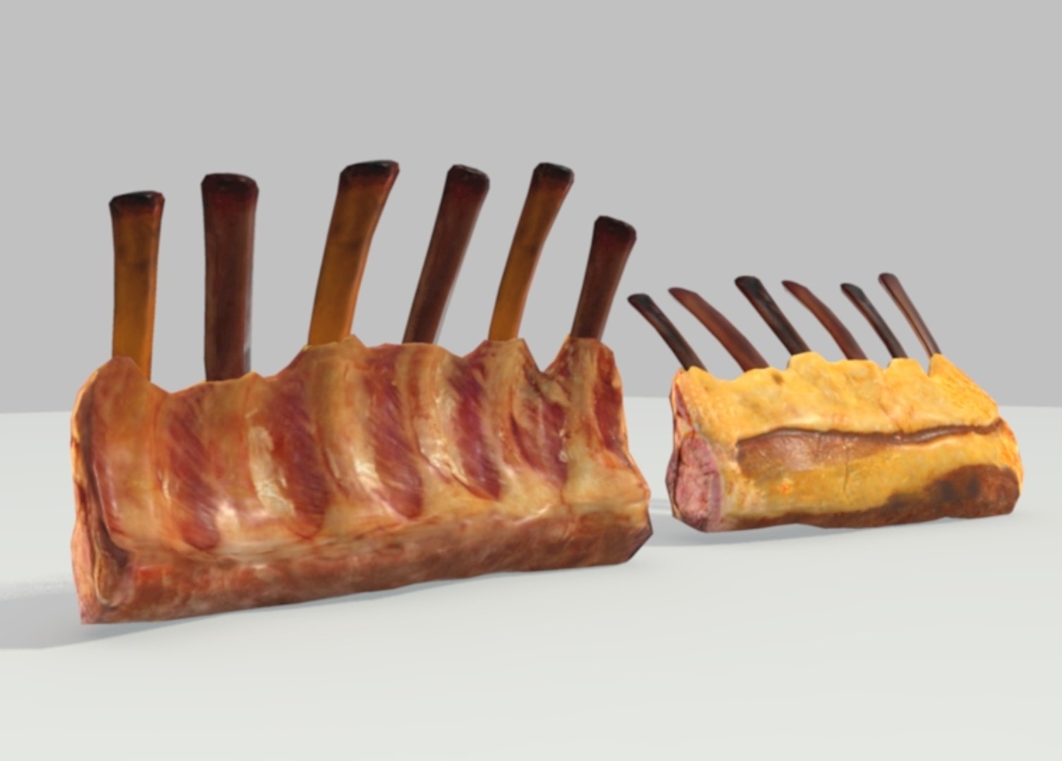 Lamb Rack 3d Model