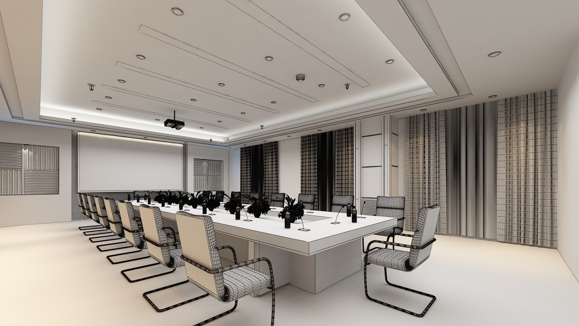 Conference Room 03 Model - TurboSquid 1878583