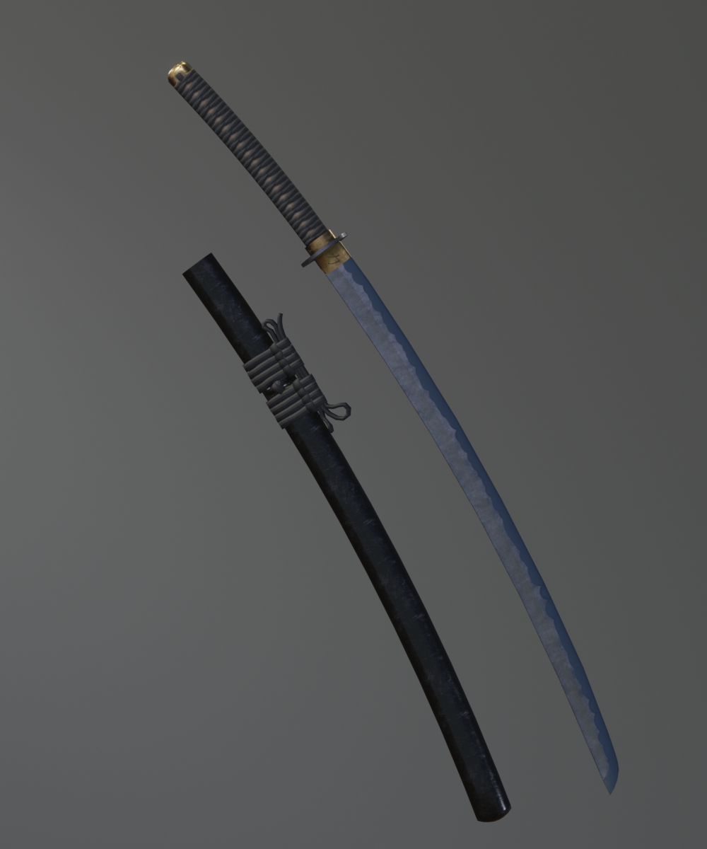 Samurai character blender rigged 3D model - TurboSquid 1549310