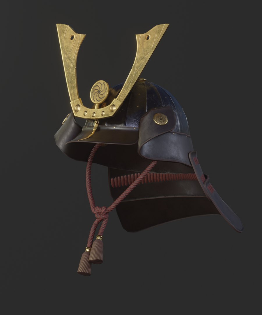 Samurai character blender rigged 3D model - TurboSquid 1549310