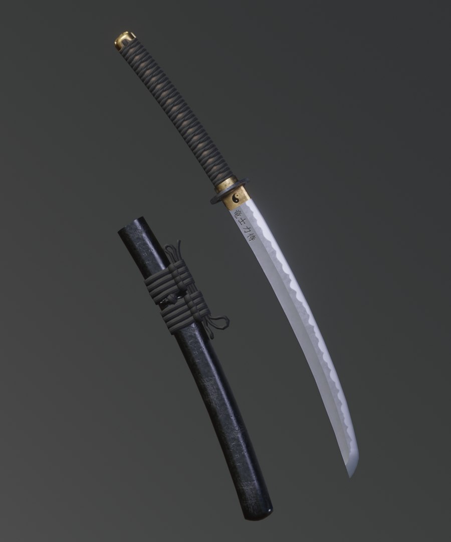 Samurai character blender rigged 3D model - TurboSquid 1549310