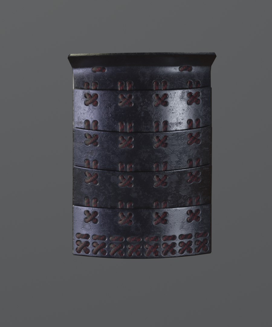 Samurai character blender rigged 3D model - TurboSquid 1549310