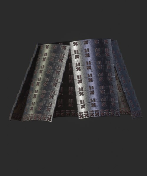 Samurai character blender rigged 3D model - TurboSquid 1549310