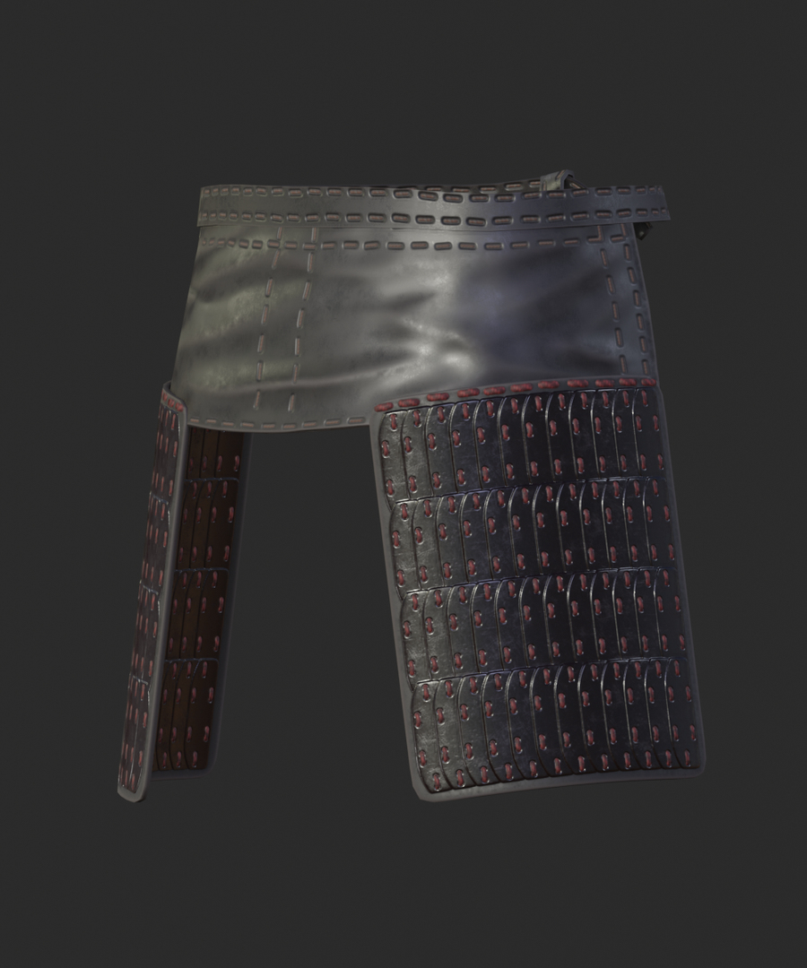 Samurai character blender rigged 3D model - TurboSquid 1549310