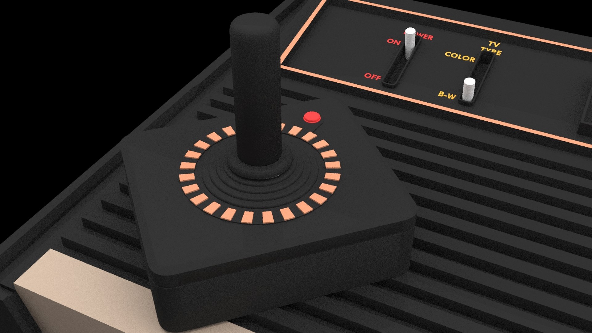3D old school atari model - TurboSquid 1325299