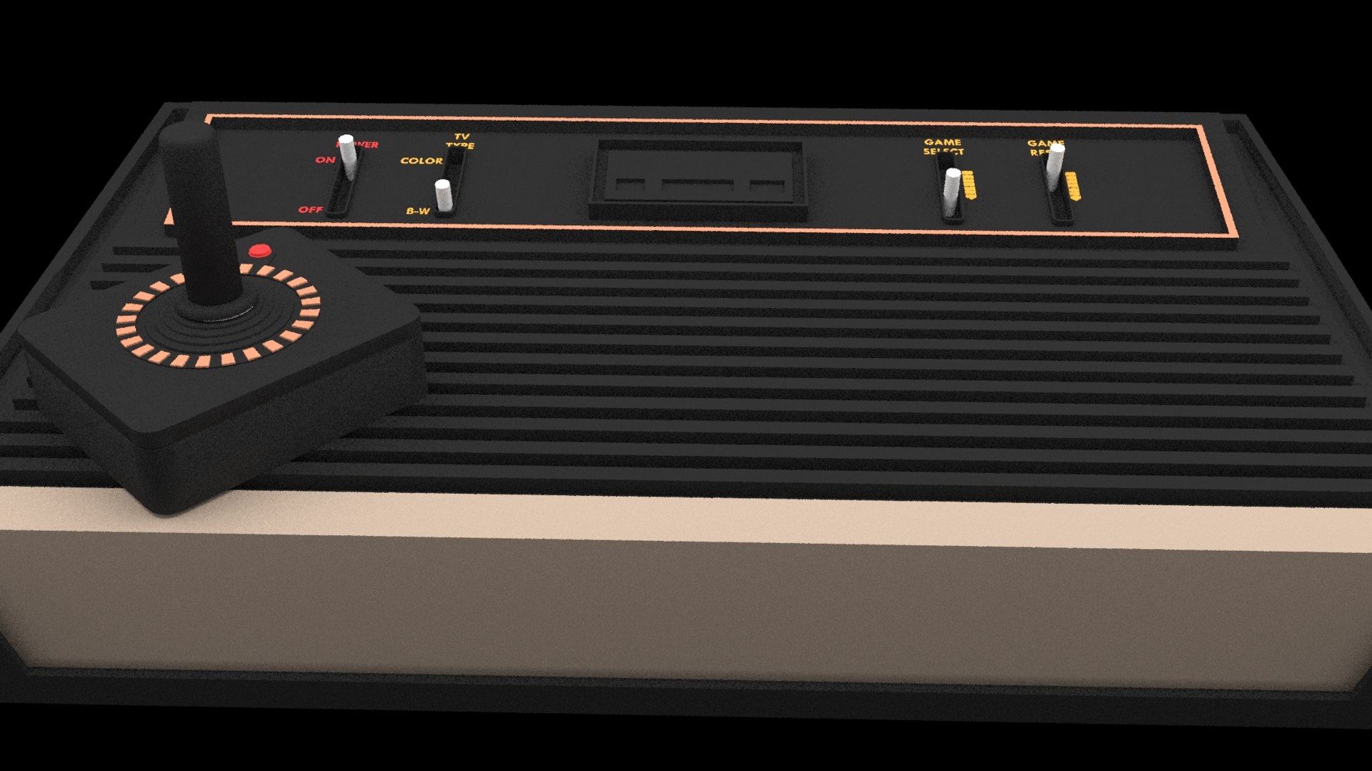3D old school atari model - TurboSquid 1325299