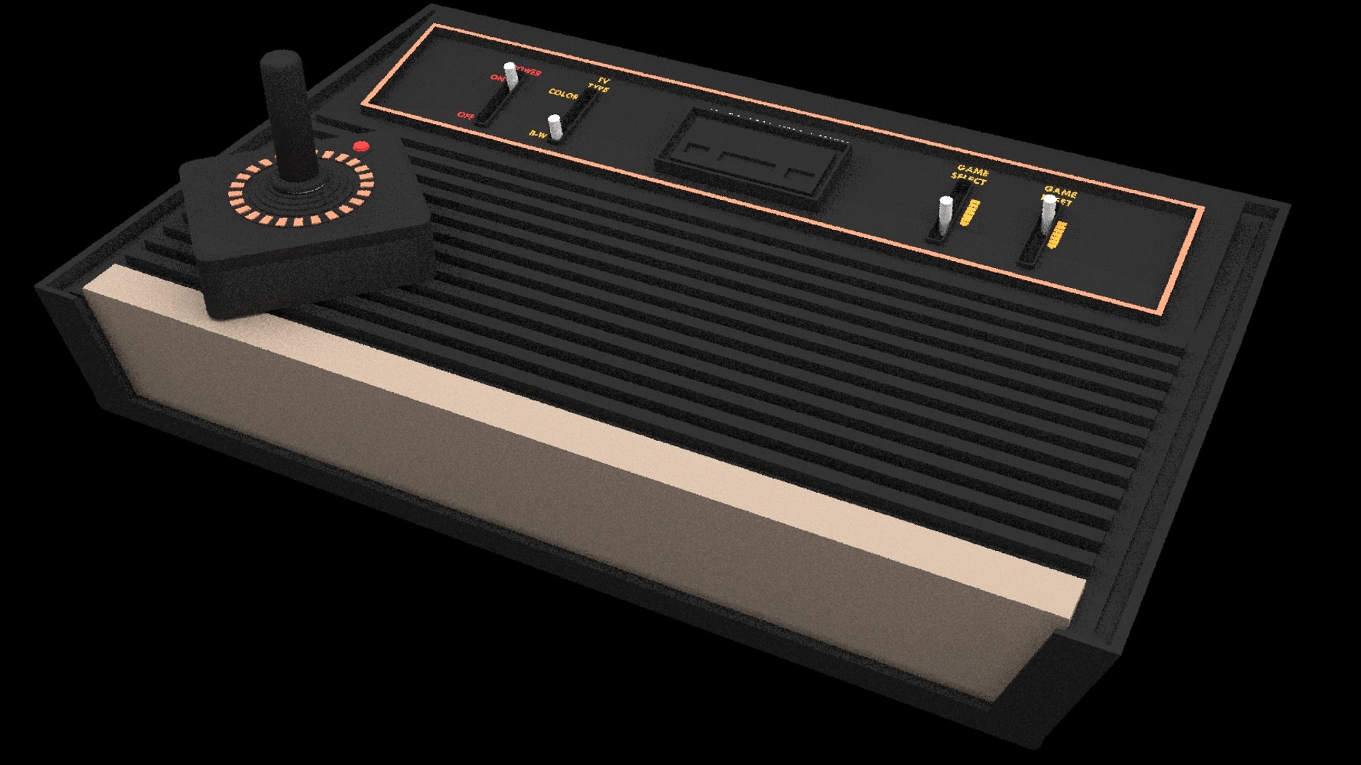 3D old school atari model - TurboSquid 1325299