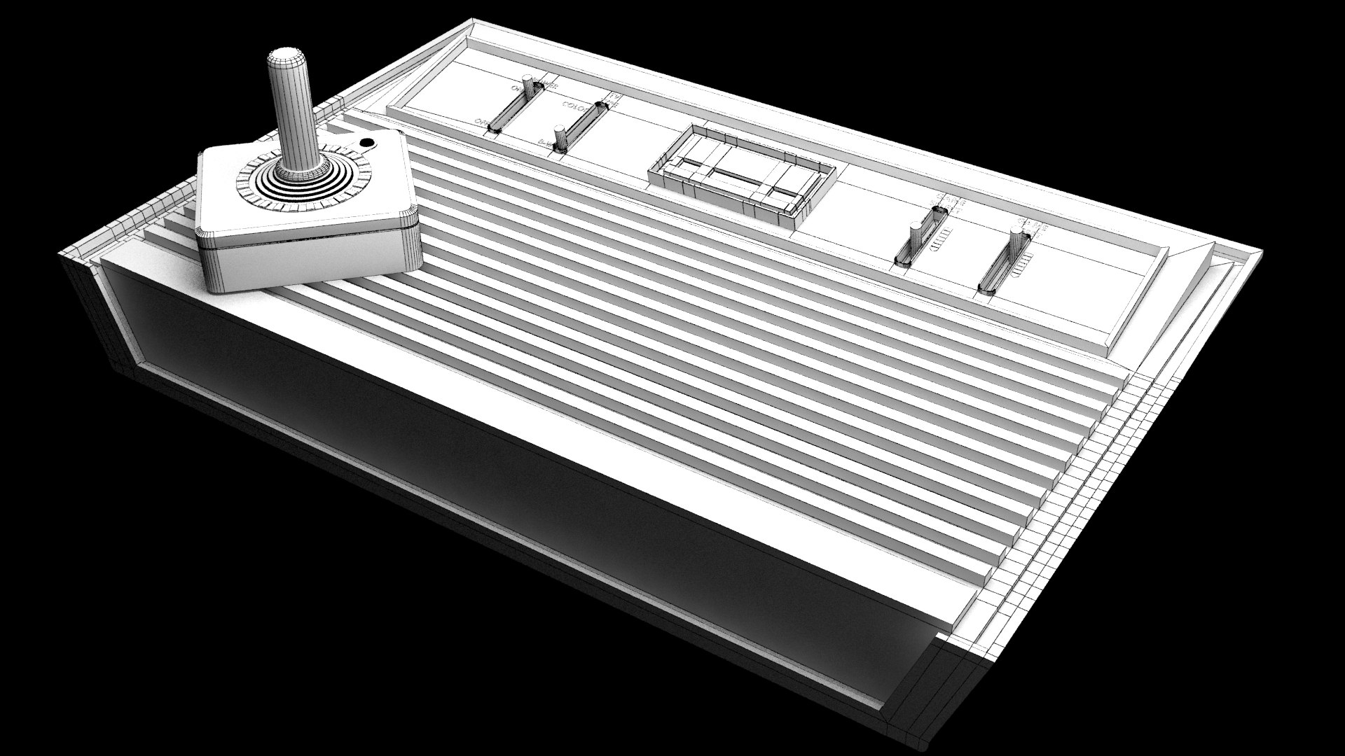 3D old school atari model - TurboSquid 1325299