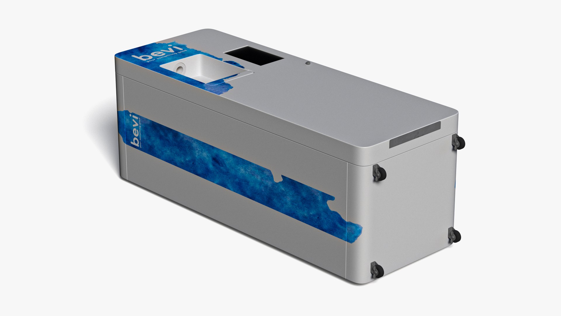 3D Quench Bevi Freestanding Water Dispenser Off State - TurboSquid 2267105