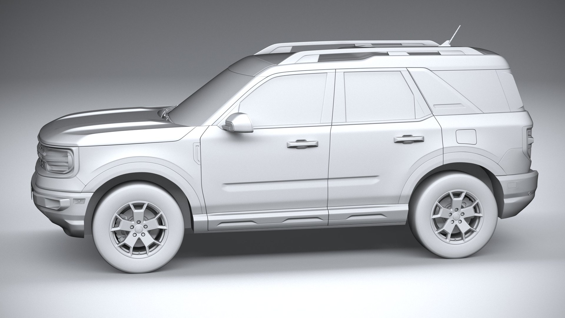 3D Bronco Sport Base Model - TurboSquid 1677243