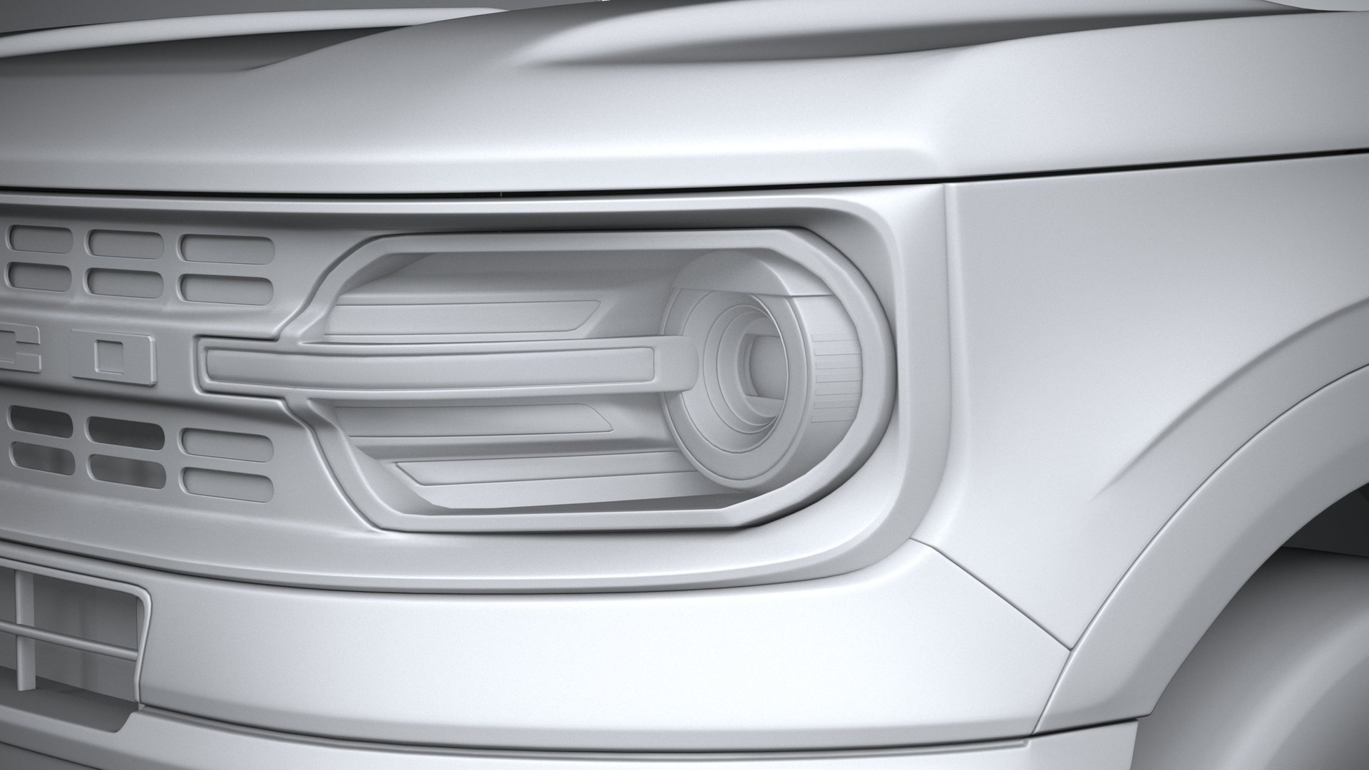 3D Bronco Sport Base Model - TurboSquid 1677243