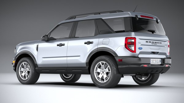 3D bronco sport base model - TurboSquid 1677243