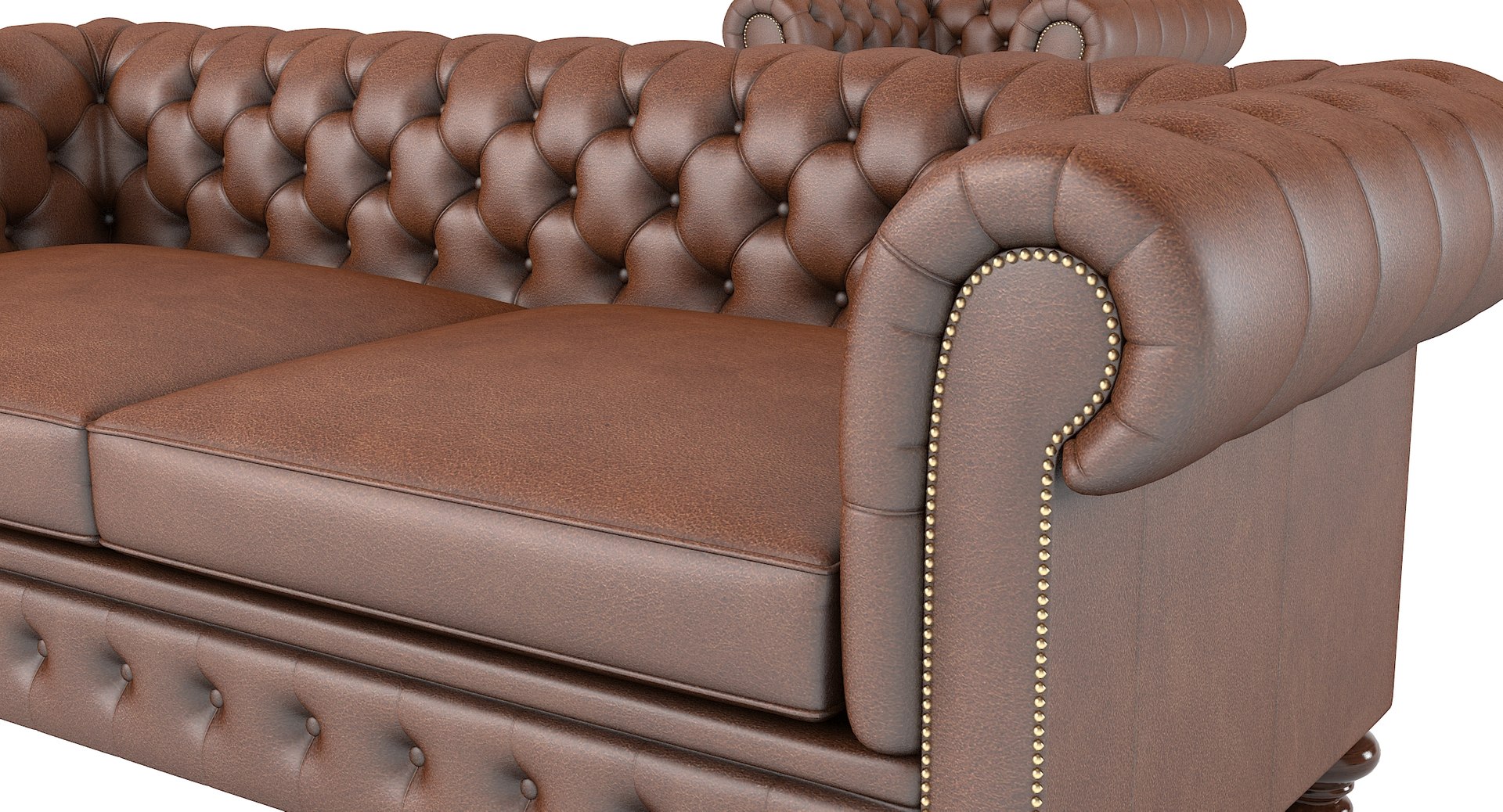 3d Model Chesterfield Traditional Tufted