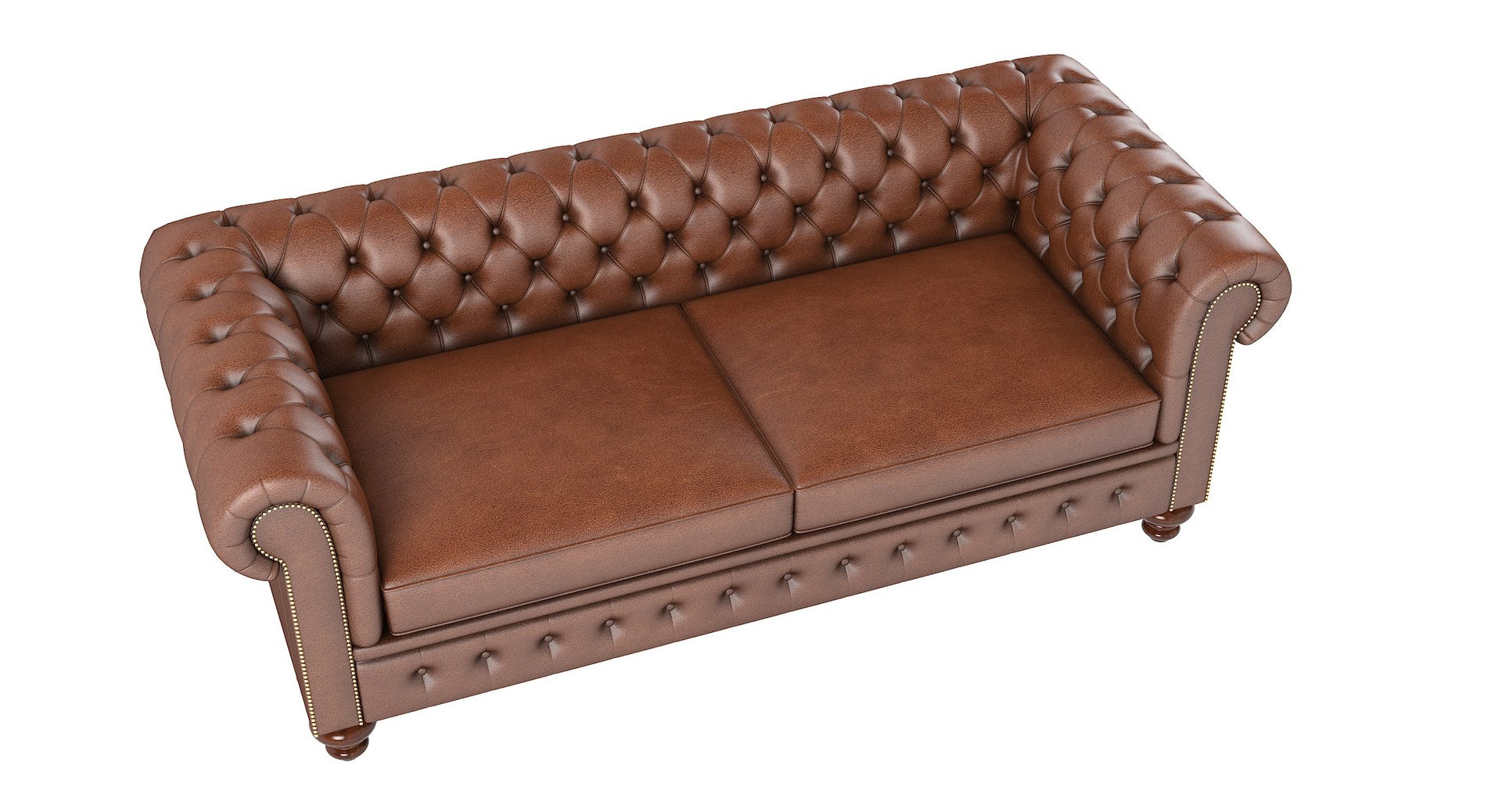 3d Model Chesterfield Traditional Tufted