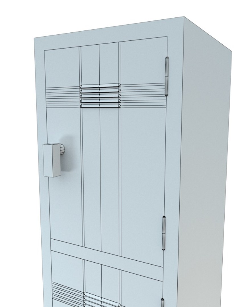 3d Model Of Locker