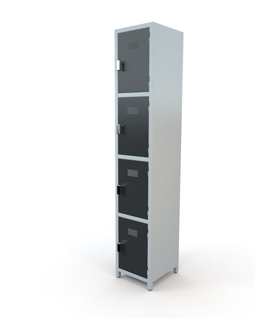 3d Model Of Locker