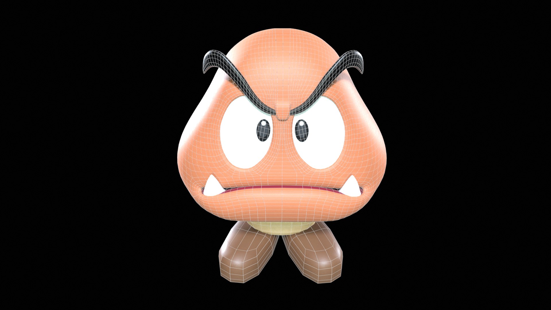 Goomba 3D - TurboSquid 2037600