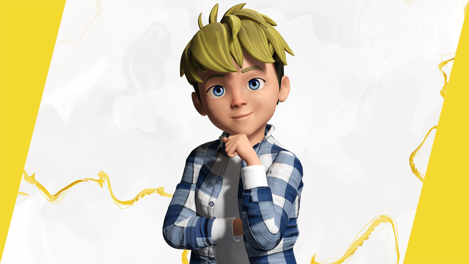 Charming Rigged Stylized 3D Boy Character Game And Film Ready 3D Model ...