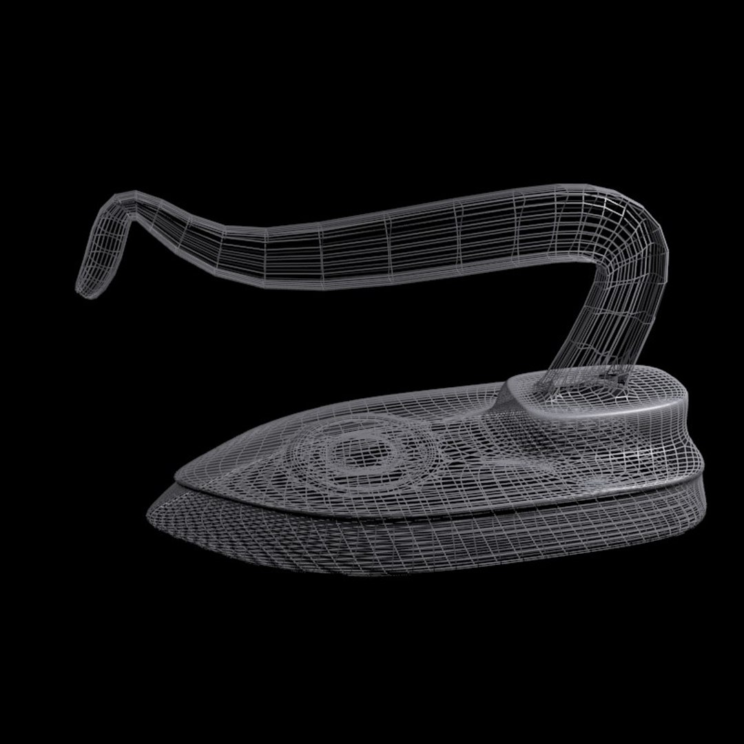 3d Old Antique Iron Model