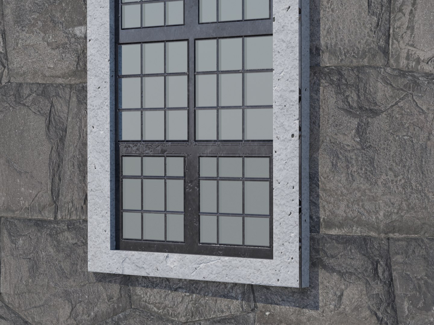 Stained Leaded Windows Low-poly Model - TurboSquid 1945391