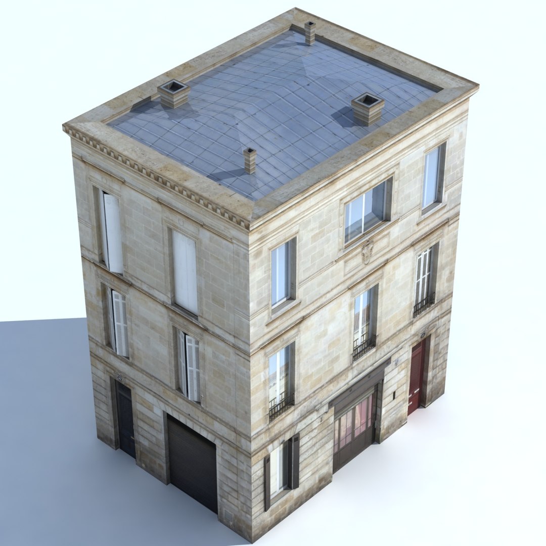 building exterior bake shadows 3d max