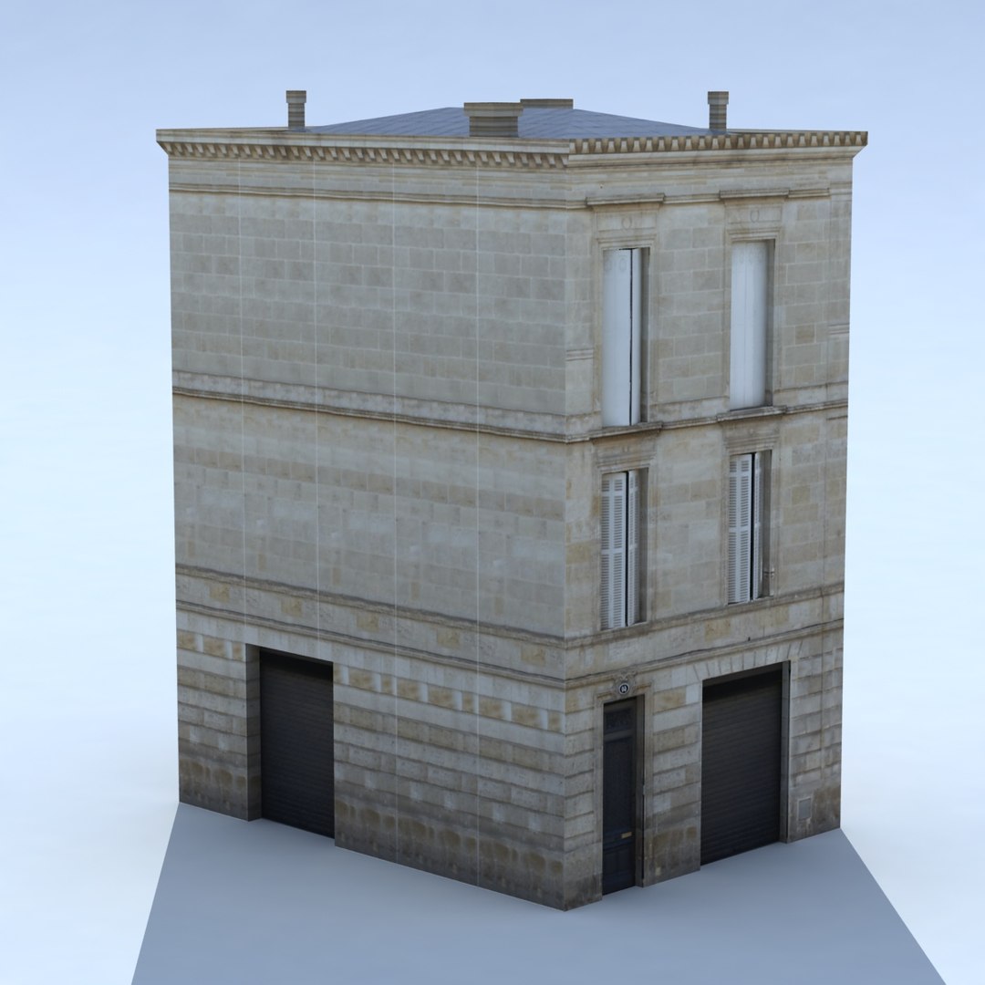 building exterior bake shadows 3d max