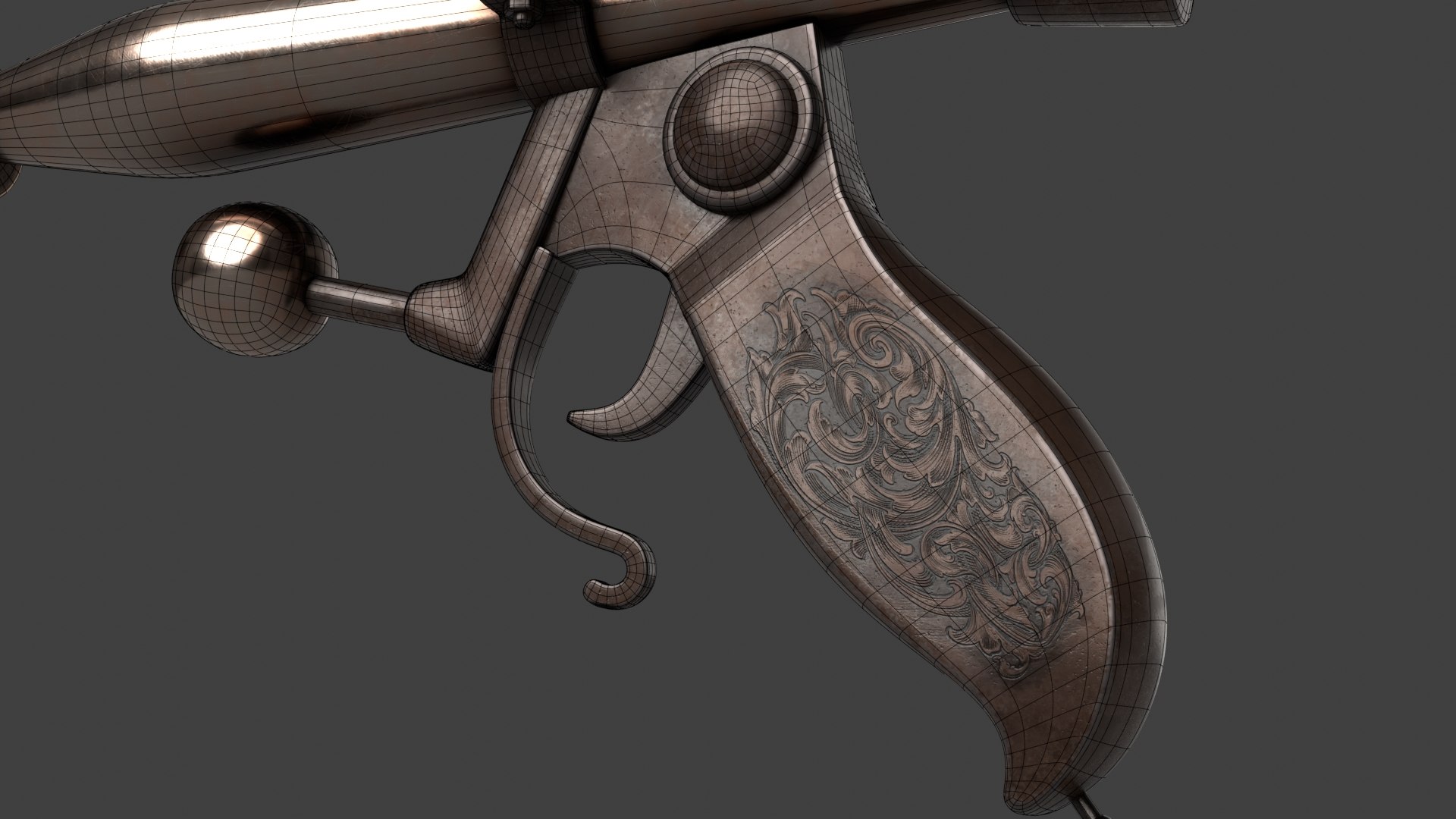 Fantasy Gun 12 3D Model - TurboSquid 1923739