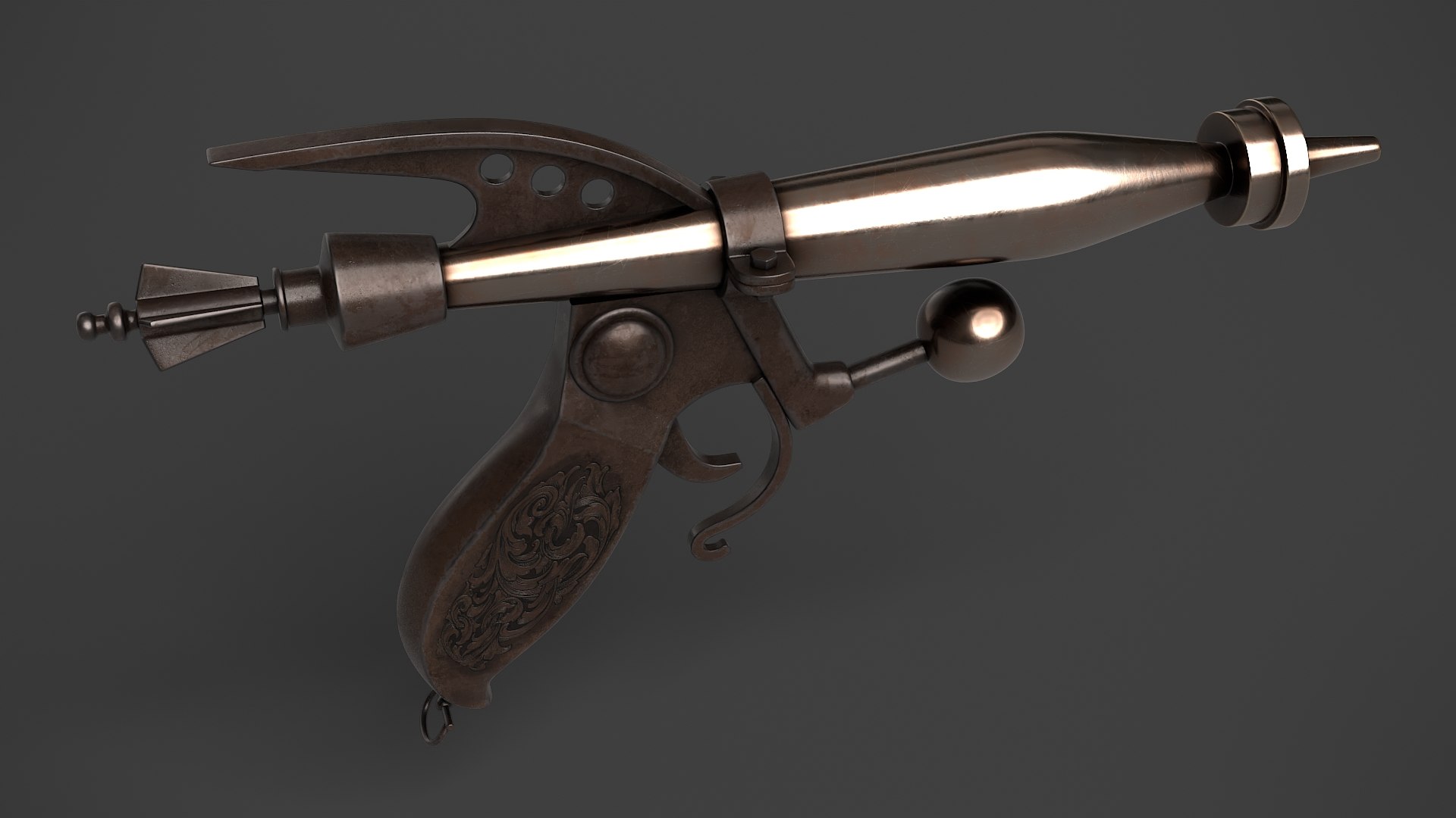 Fantasy Gun 12 3D Model - TurboSquid 1923739