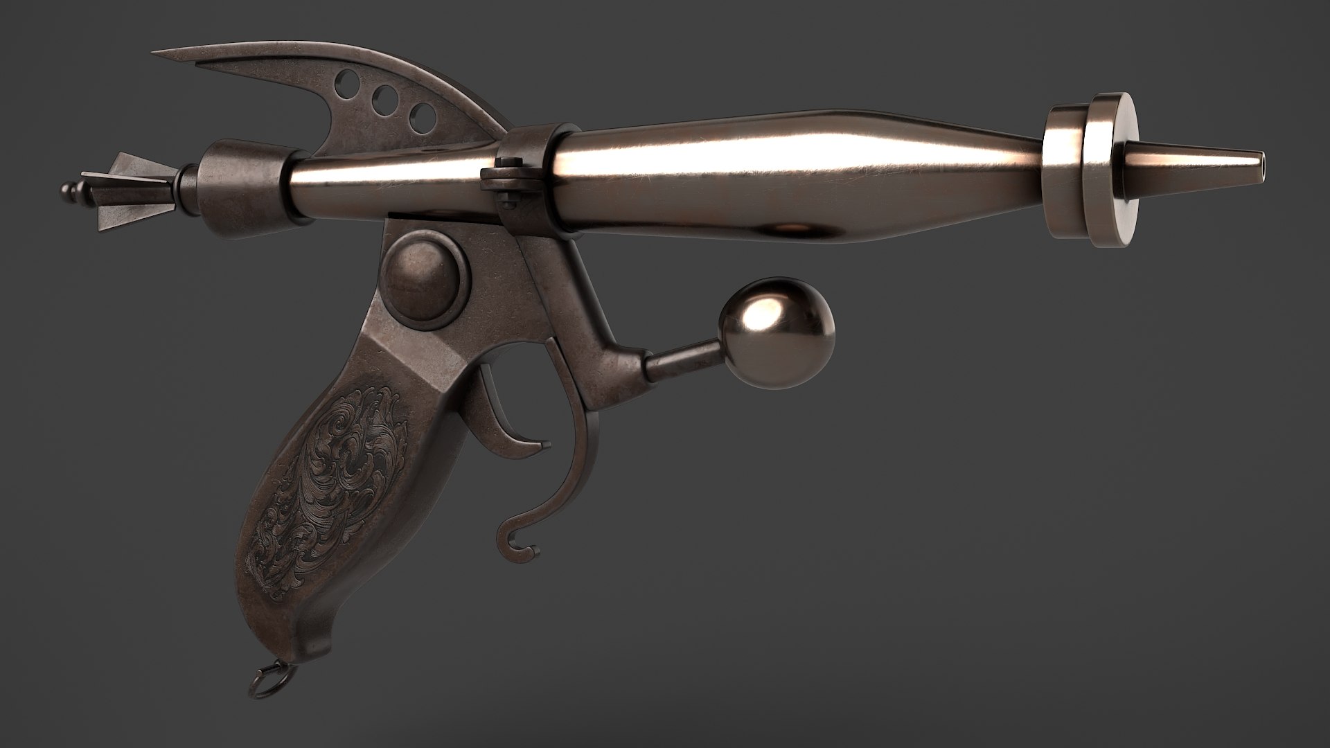 Fantasy Gun 12 3D Model - TurboSquid 1923739