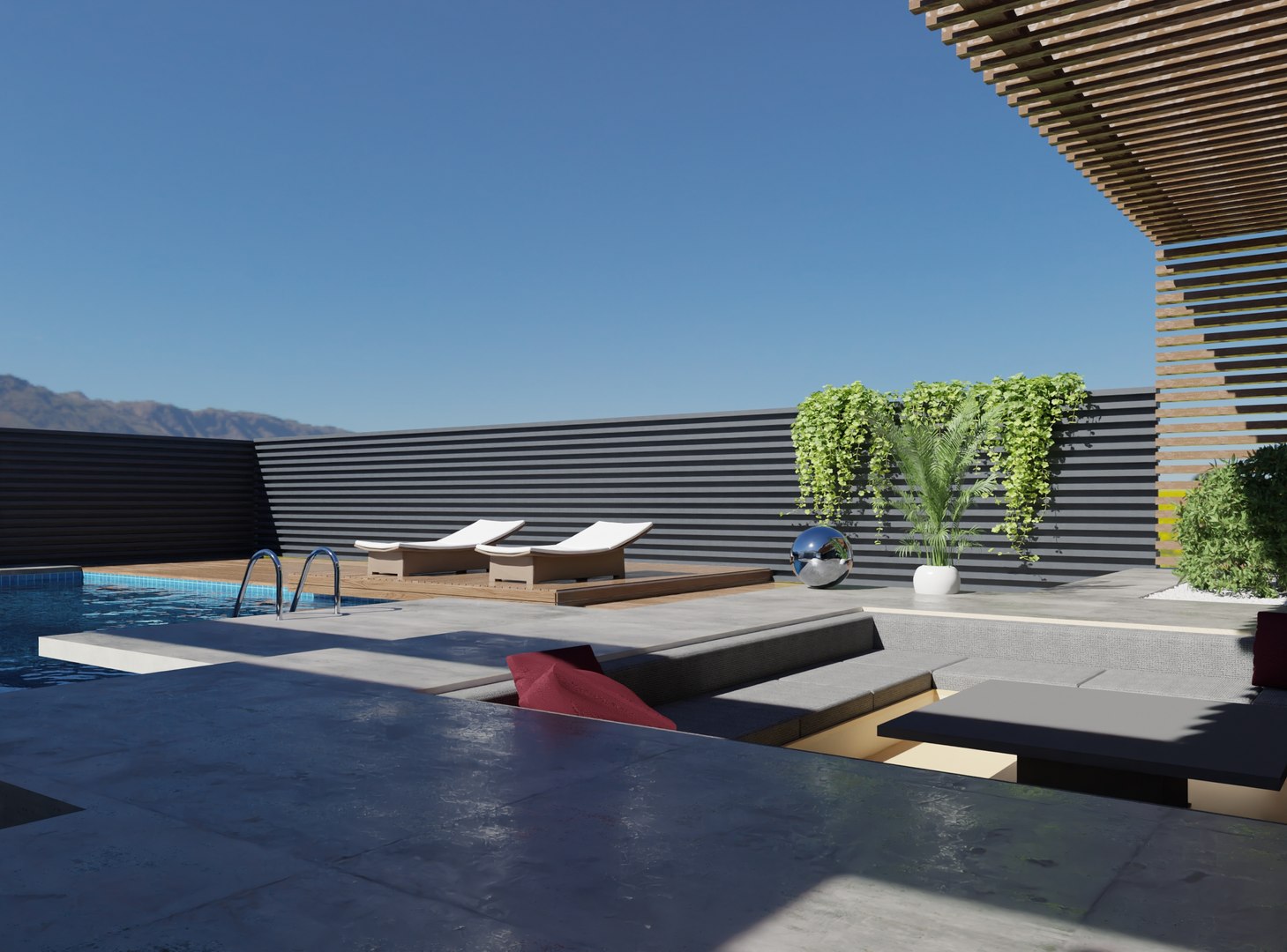 3D House 01 With Swimming Pool - TurboSquid 2195290