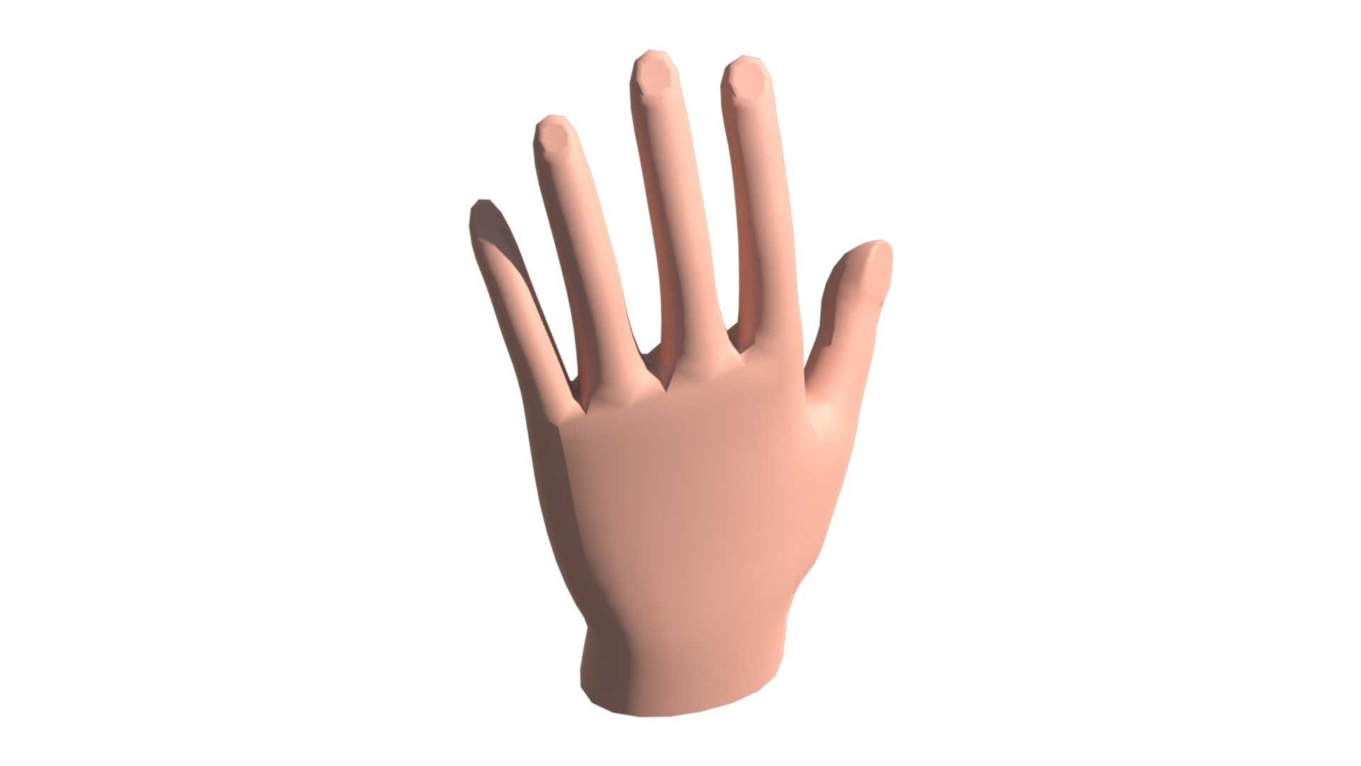 3D Cartoonish Human Hand 3D Model - TurboSquid 2288472