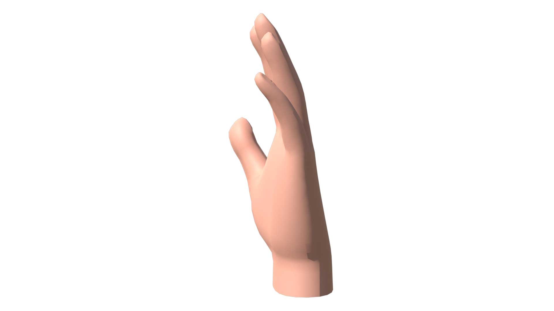 3D Cartoonish Human Hand 3D Model - TurboSquid 2288472
