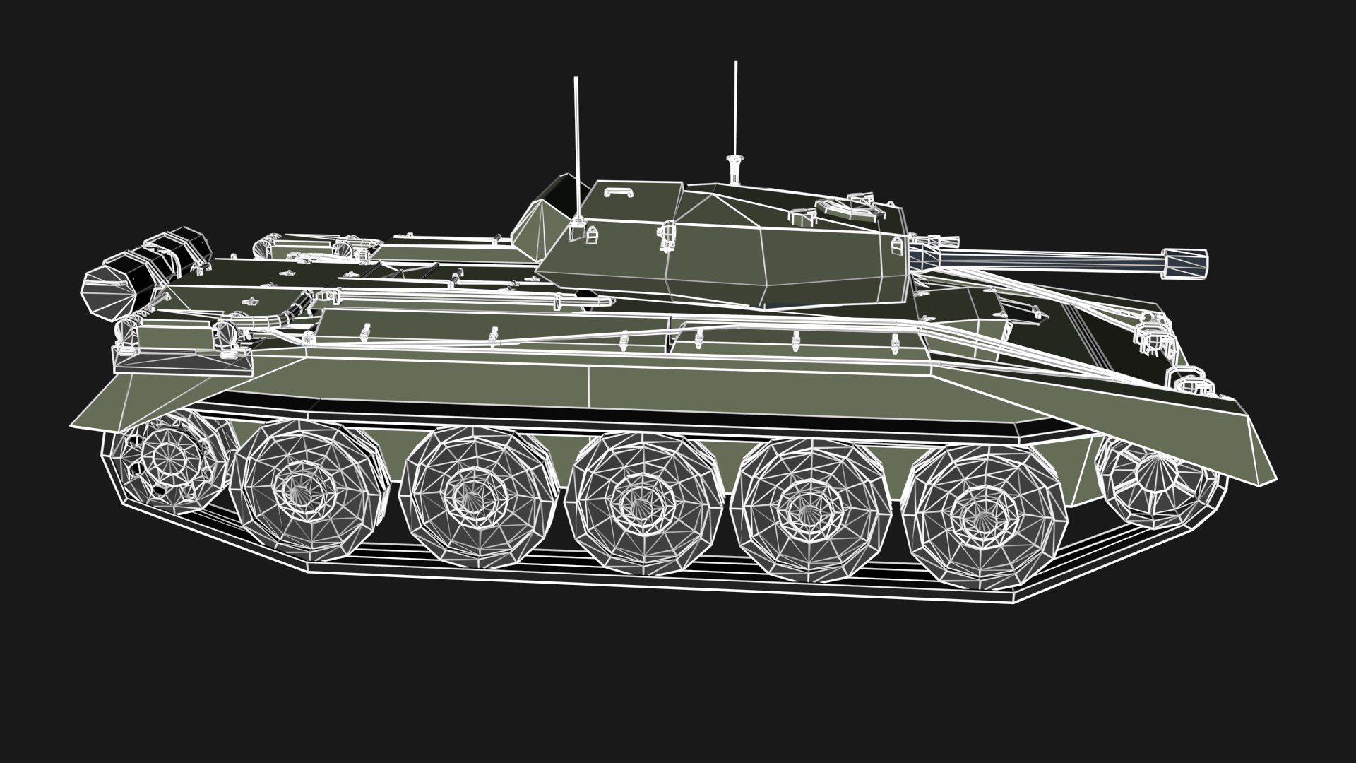 3D Crusader Tank Isometric - TurboSquid 1429401