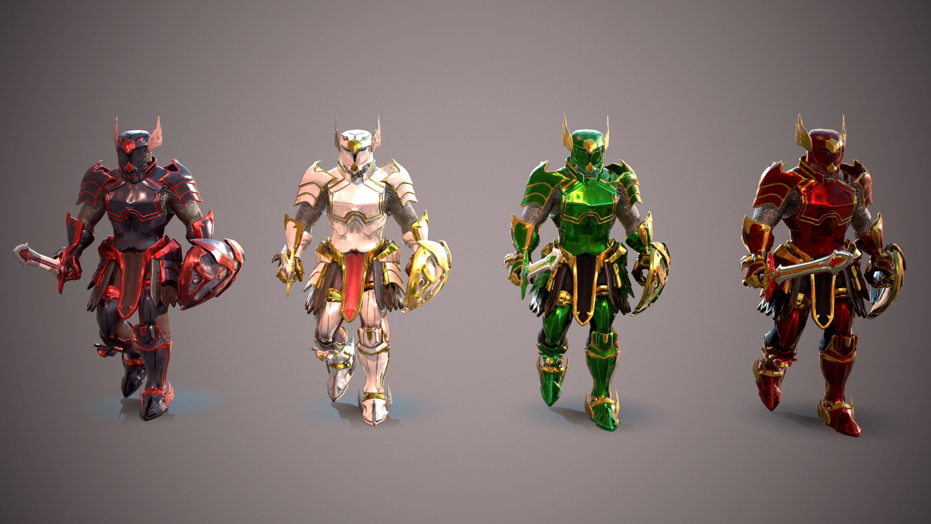 3D Knight Hero Guardian - TurboSquid 1518934