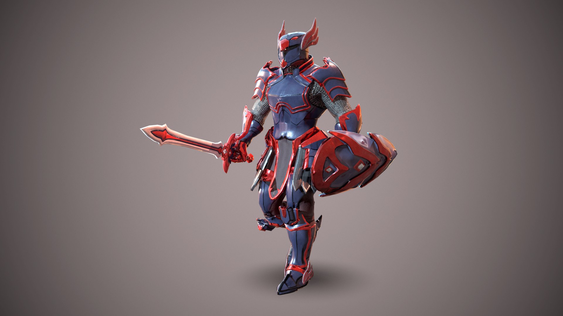 3D Knight Hero Guardian - TurboSquid 1518934