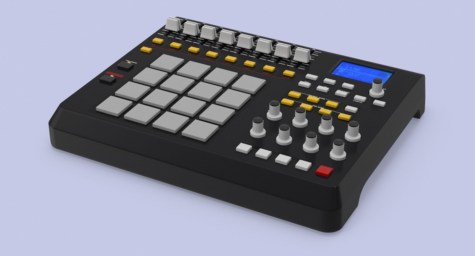 3d Akai Midi Controller Model