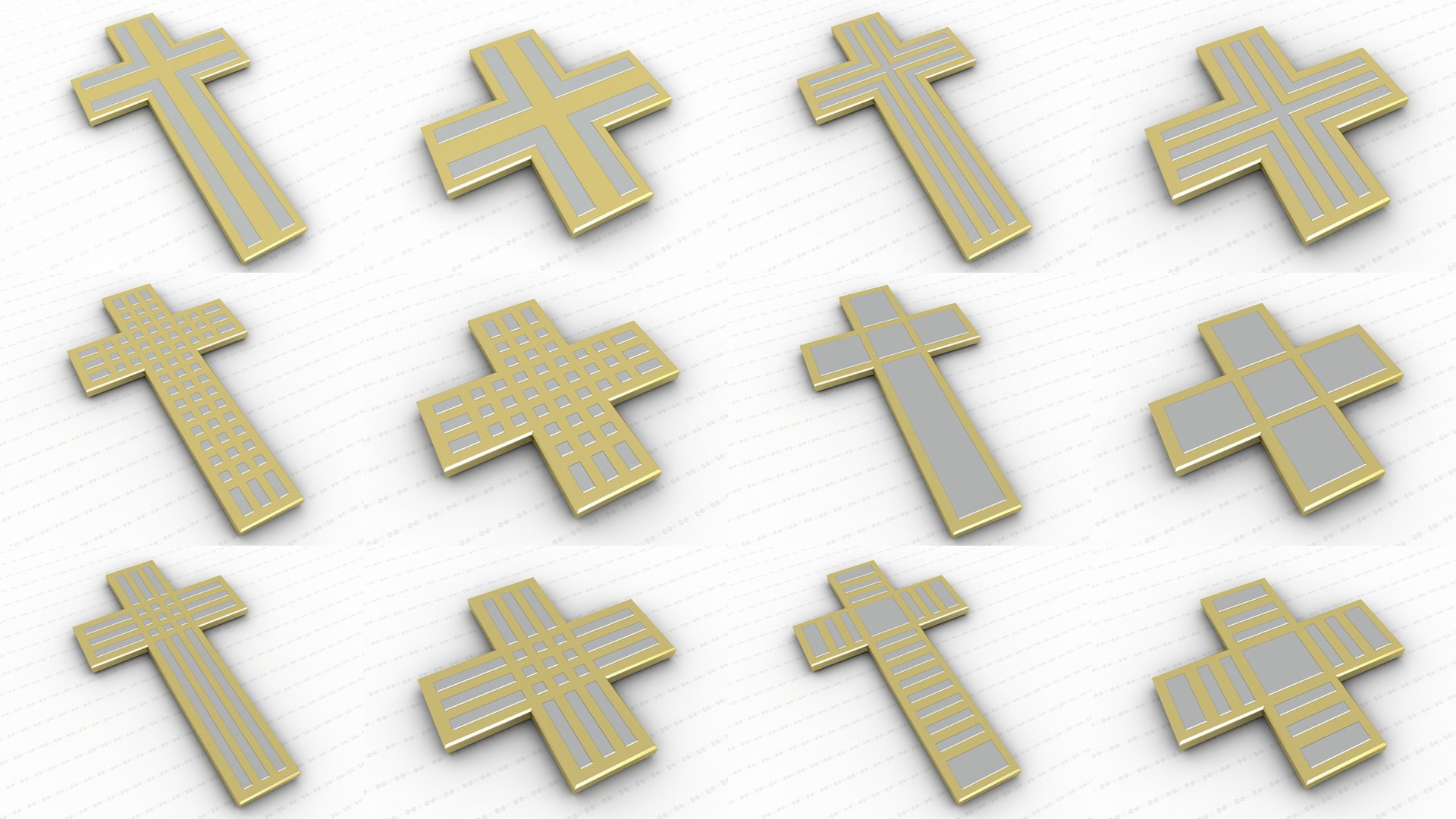3D Crosses Vol 4 Model - TurboSquid 1488657