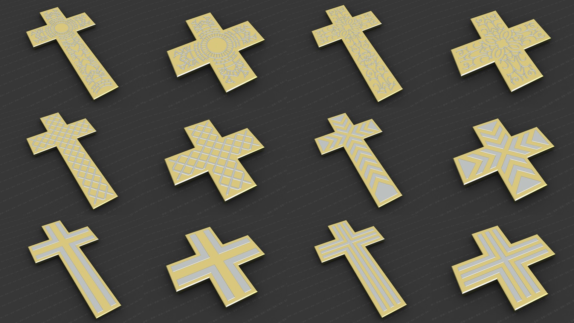 3D Crosses Vol 4 Model - TurboSquid 1488657