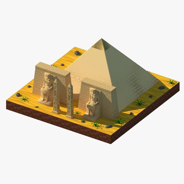 Great Pyramid Cartoon model - TurboSquid 2033502