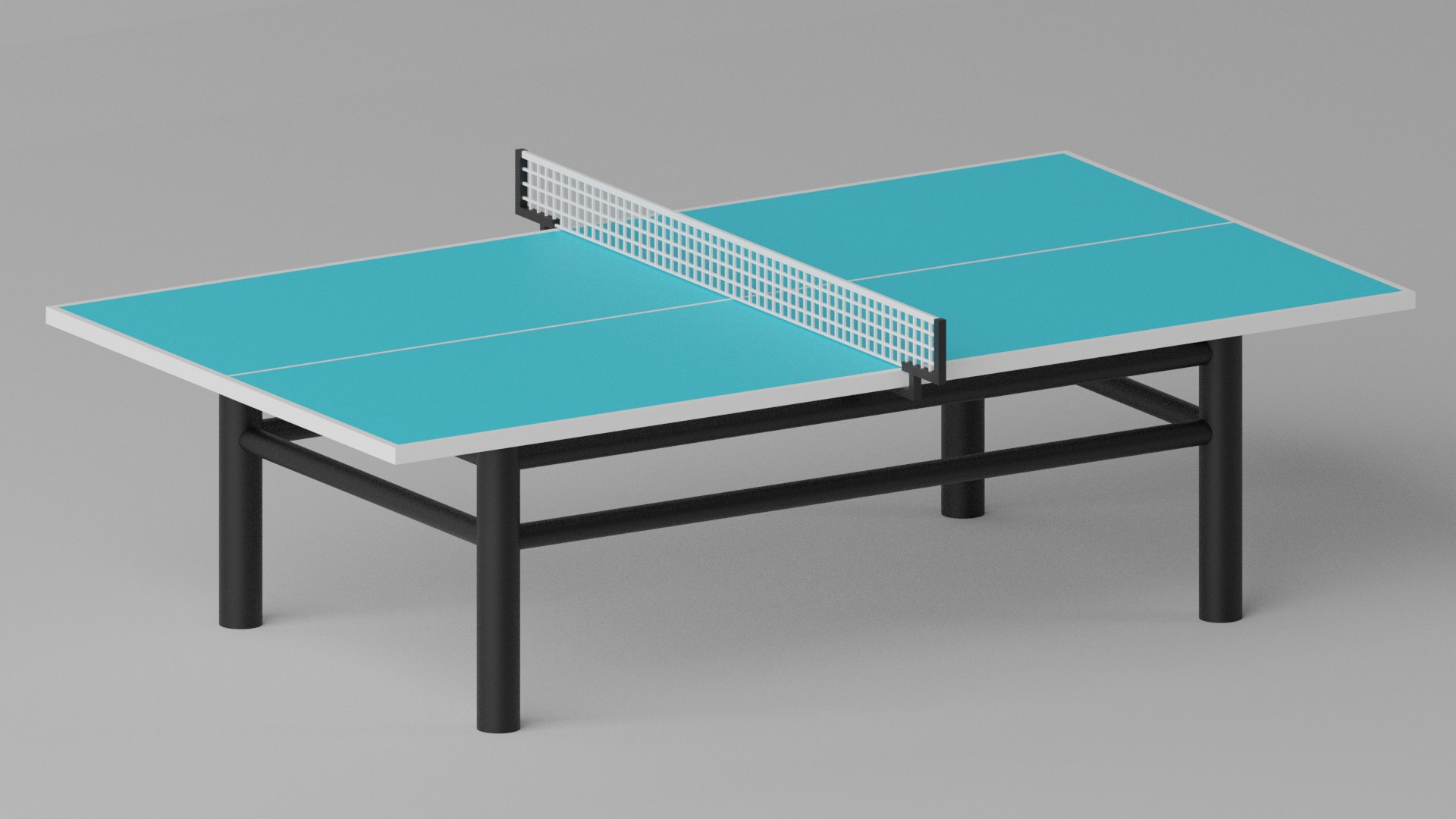 3D Cartoon Table Tennis Ping Pong - TurboSquid 2233457
