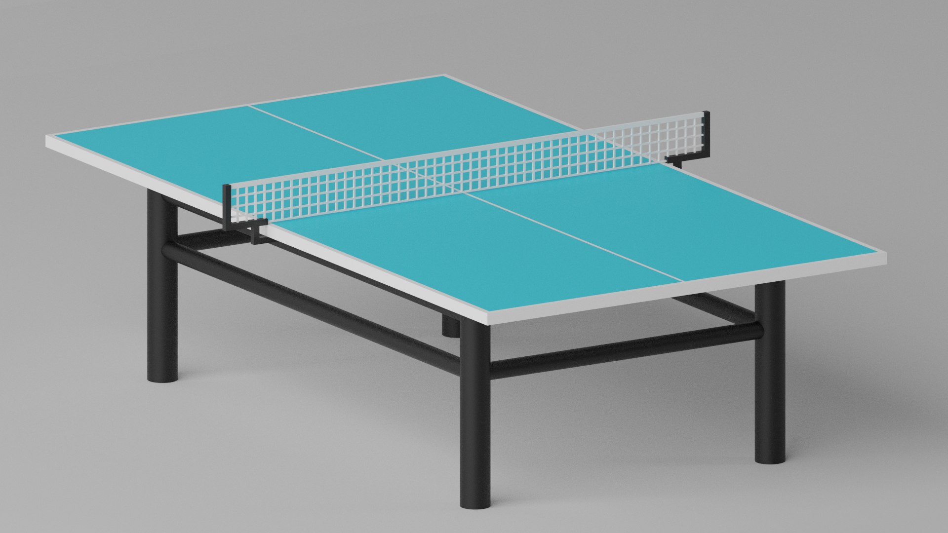 3D Cartoon Table Tennis Ping Pong - TurboSquid 2233457