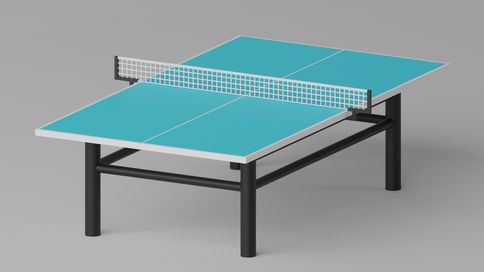 3D Cartoon Table Tennis Ping Pong - TurboSquid 2233457